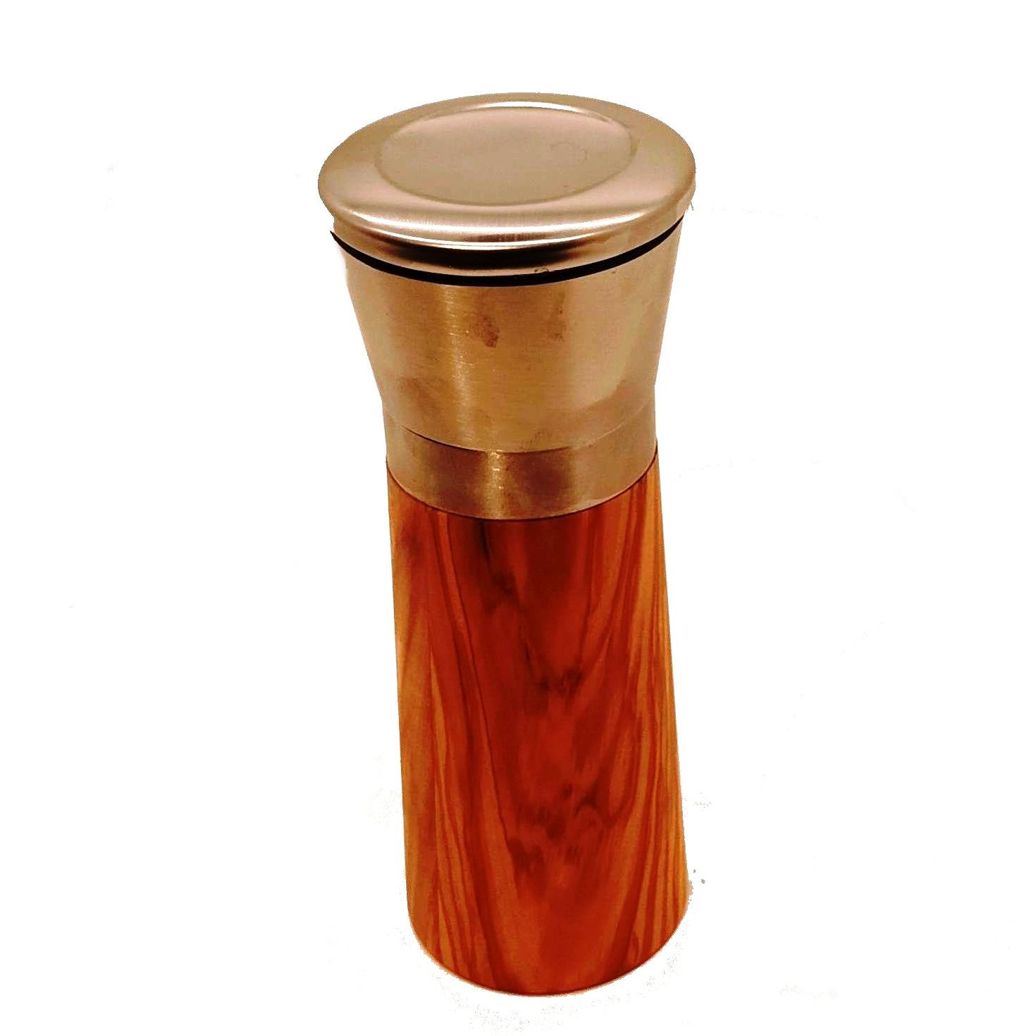 ΠΙΠΕΡΟΜΥΛΟΣ ΙΝΟΧ ΑΠΟ ΞΥΛΟ ΕΛΙΑΣ 16 εκ - Wood and Home